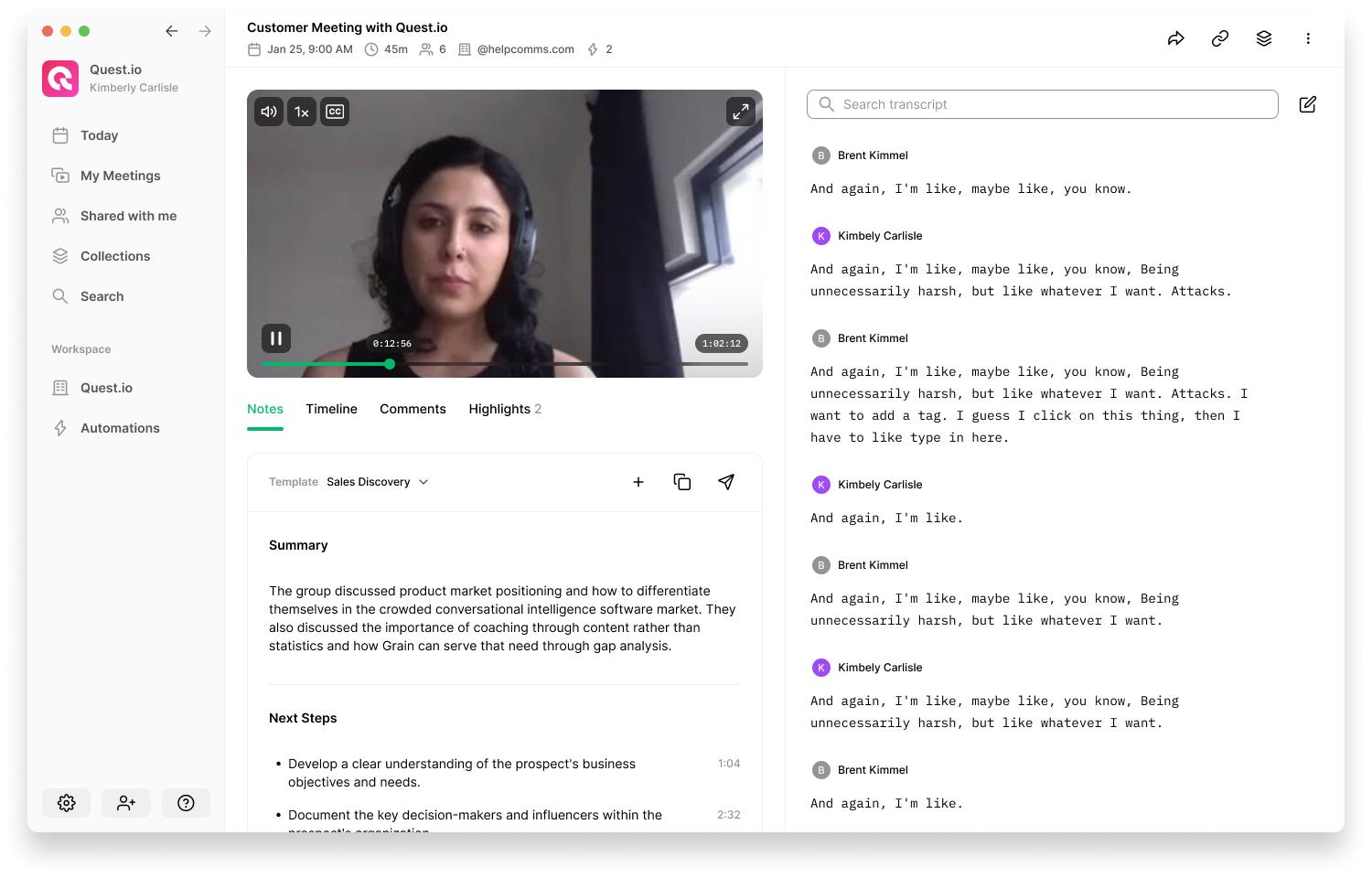 How to Transcribe a Zoom meeting or Recording (for Free) | Grain Blog